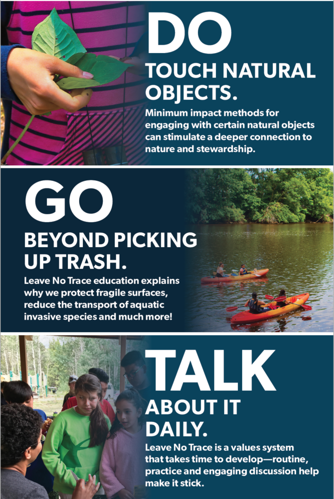 Teaching Leave No Trace with Hamstraws - Leave No Trace