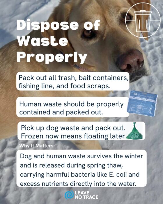 Sustainable Ice Fishing Practices: Ice Fish Responsibly - Leave No Trace